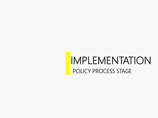 Public Policy - Implementation | PPTX