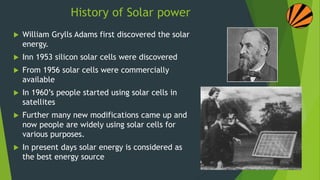 Implentation of solar power plant in lpu | PPT