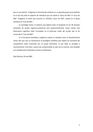 Implicacaciones del experimento alex bavelas | PDF