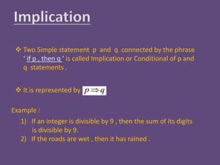 Implication And Biconditional | PPT