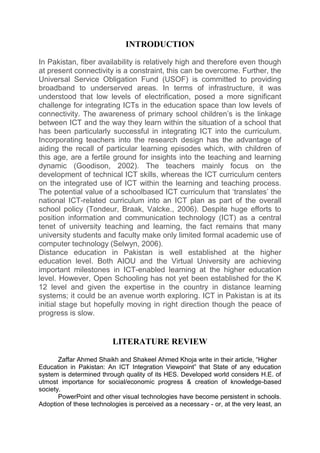 Implication of ict assignment | PDF