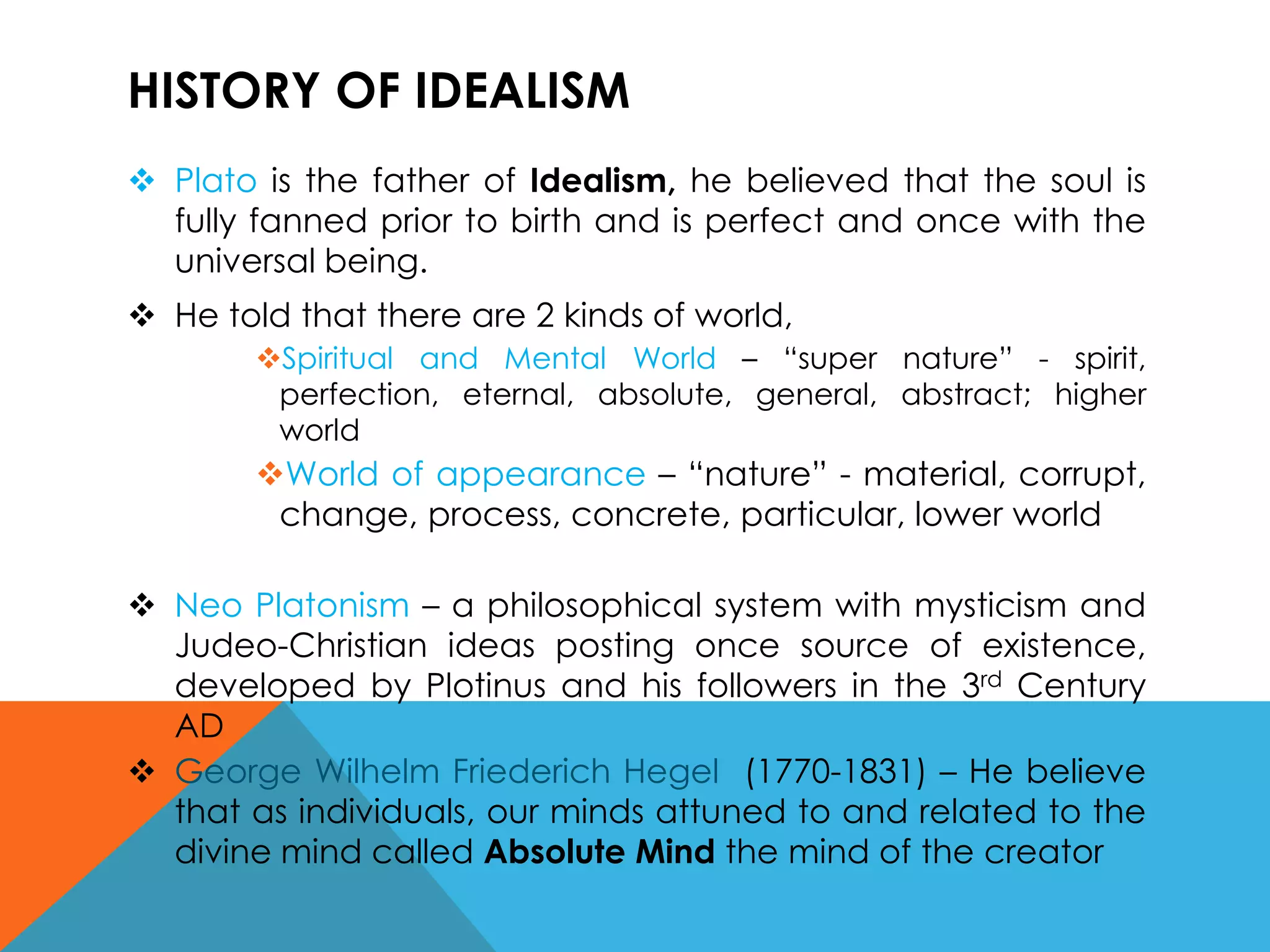 Implication of Idealism and Naturalism to Philippine Education | PPTX