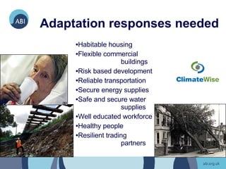 Implications Of Climate Change For Insurance Ciwem07 | PPT