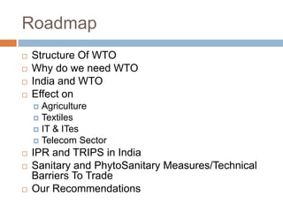 Implications Of Wto On India | PPTX