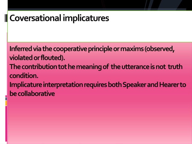 Implicature | PPT