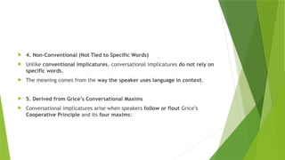 Implicature/stylistics/pragmatics/implicated meaning | PPT