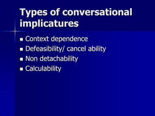 Implicatures | PPT
