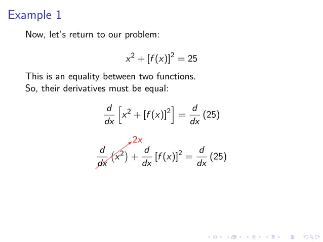 Implicit Differentiation, Part 1 | PDF