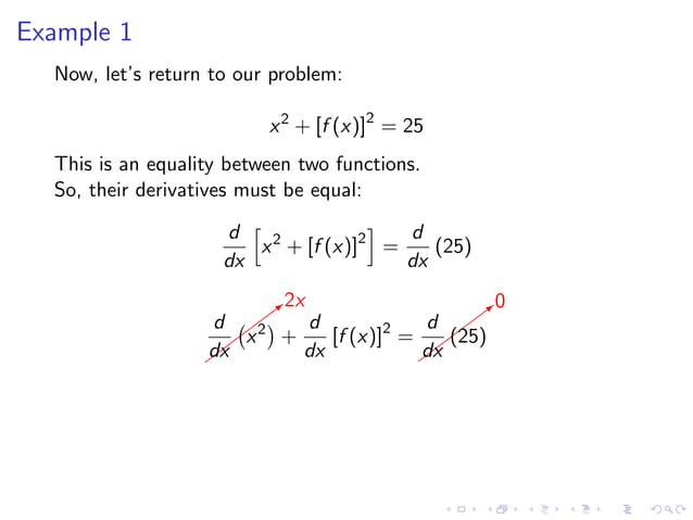 Implicit Differentiation, Part 1 | PDF