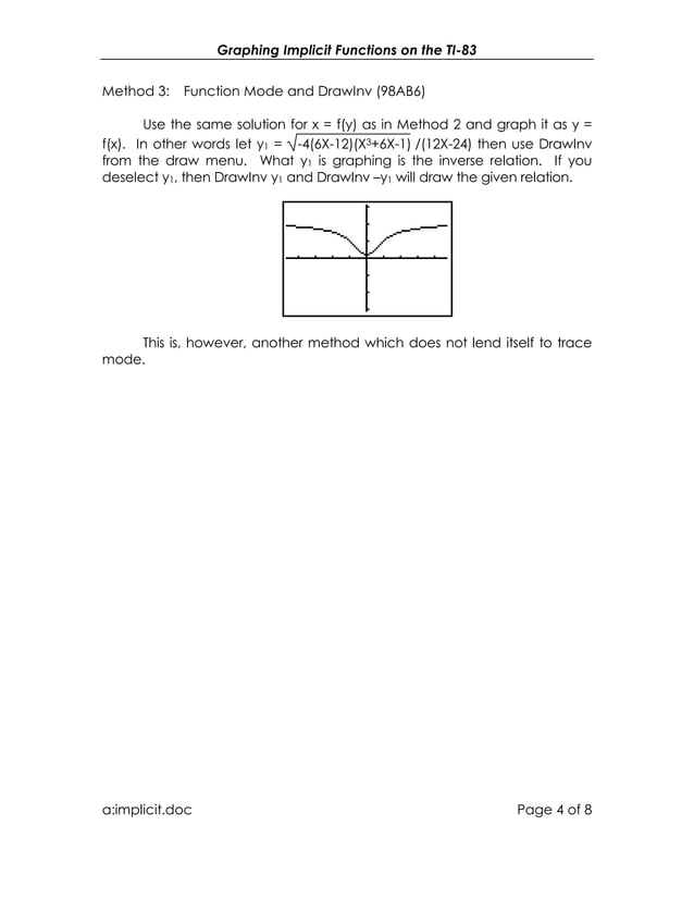 5HBC: How to Graph Implicit Relations Intro Packet! | PDF