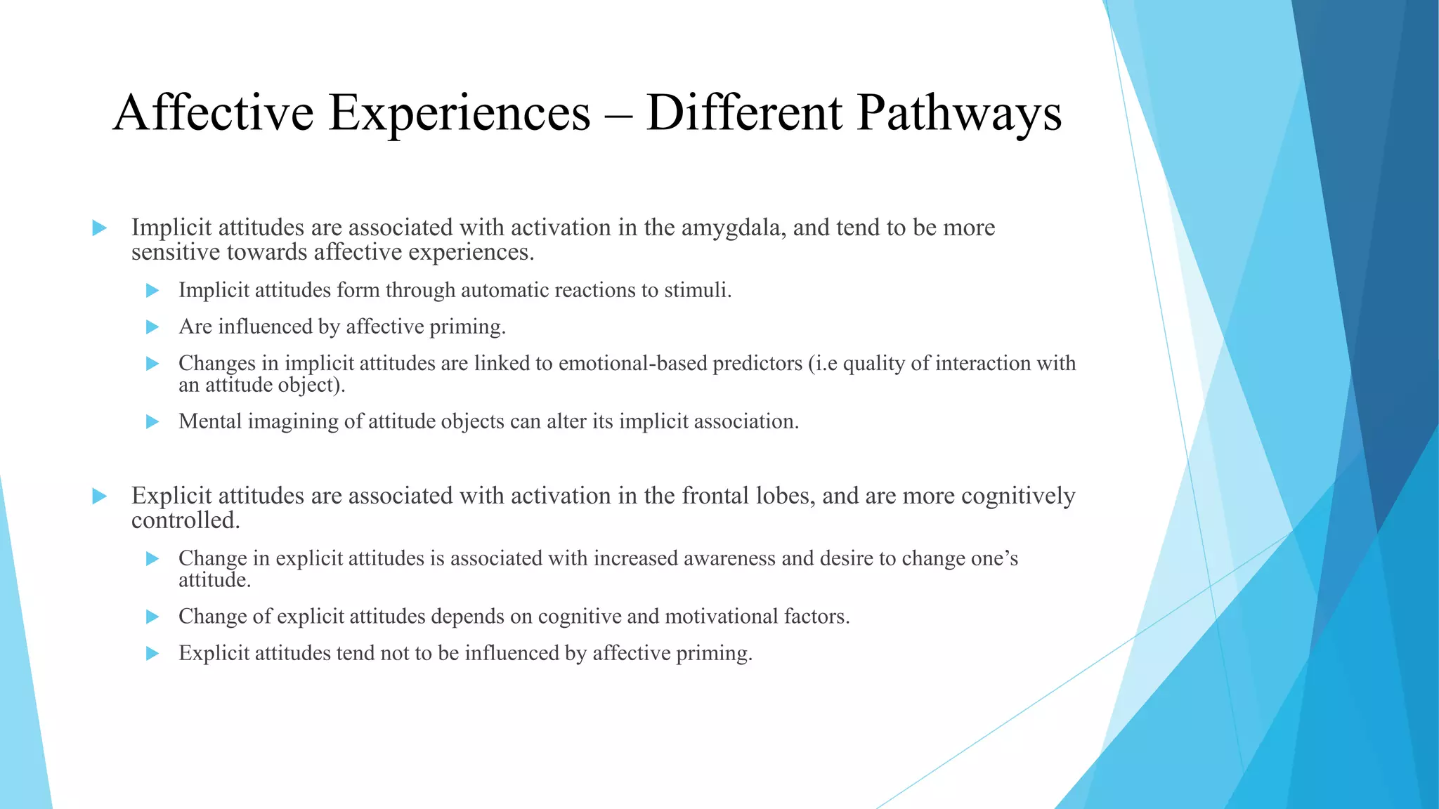 Implicit and explicit attitudes presentation | PPTX