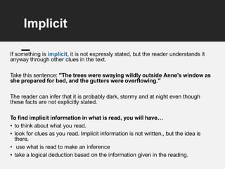Implicit and explicit information | PDF