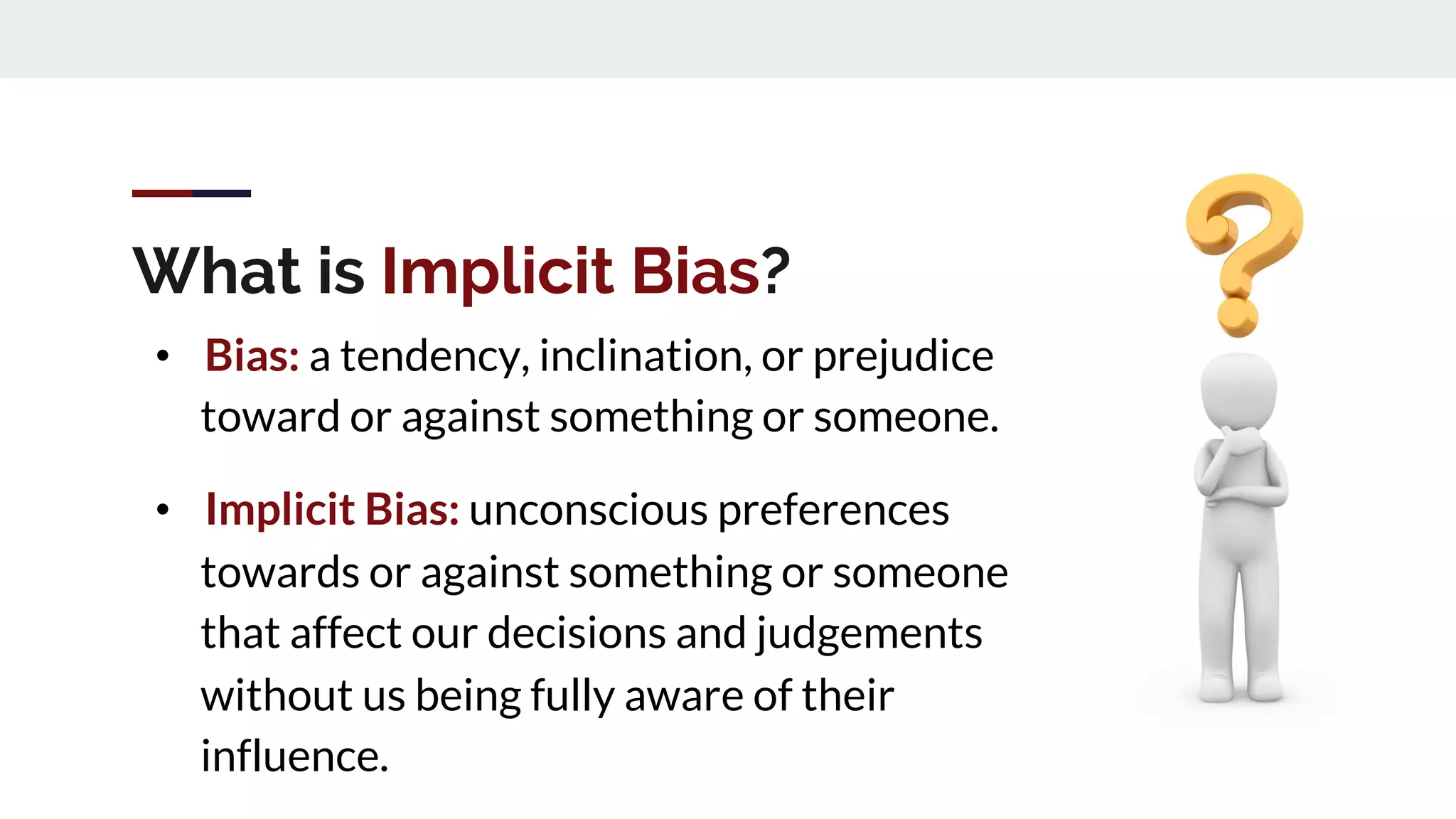 Implicit bias presentation | PDF