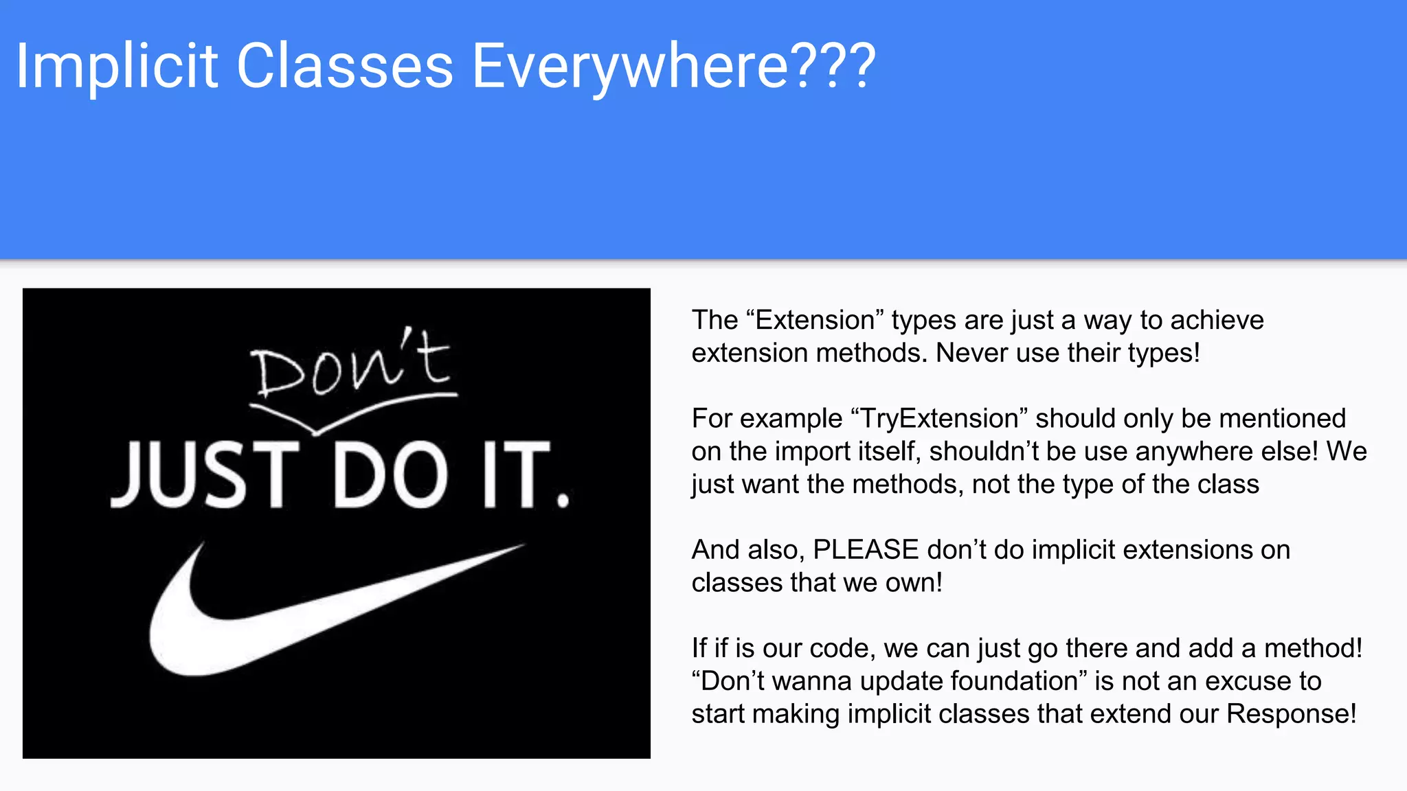 Implicit classes - share the knowledge | PPT