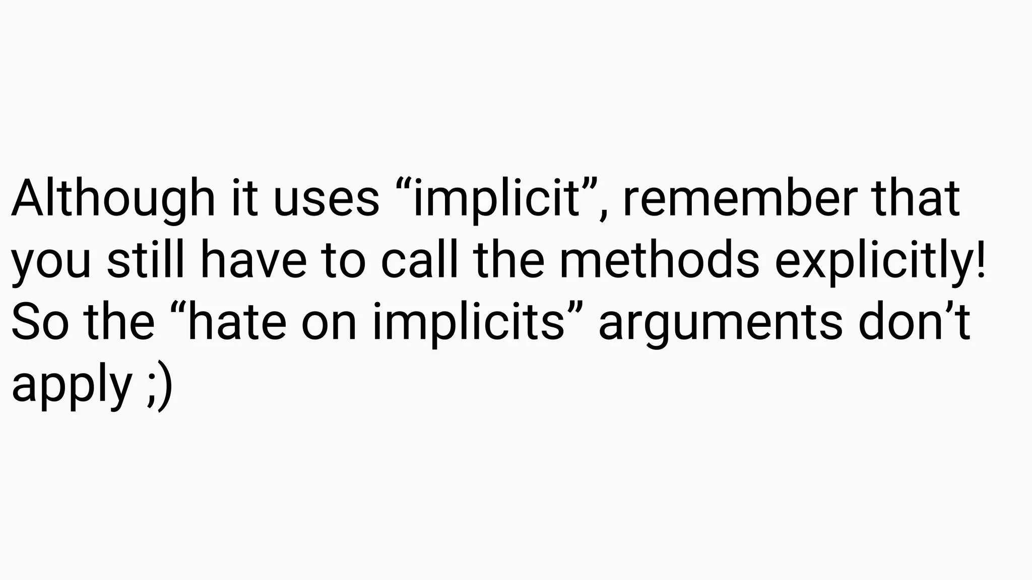Implicit classes - share the knowledge | PPT