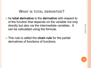 Implicit function and Total derivative | PPTX