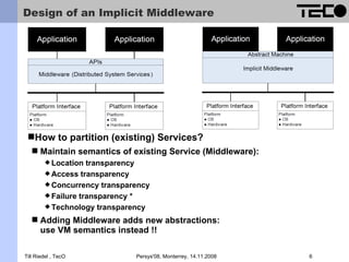 Implicit Middleware | PPT