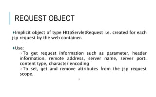 Implicit objects advance Java | PPT