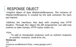 Implicit objects advance Java | PPT