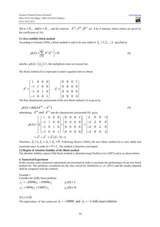 Implicit two step adam moulton hybrid block method with two off step points for solving stiff ...