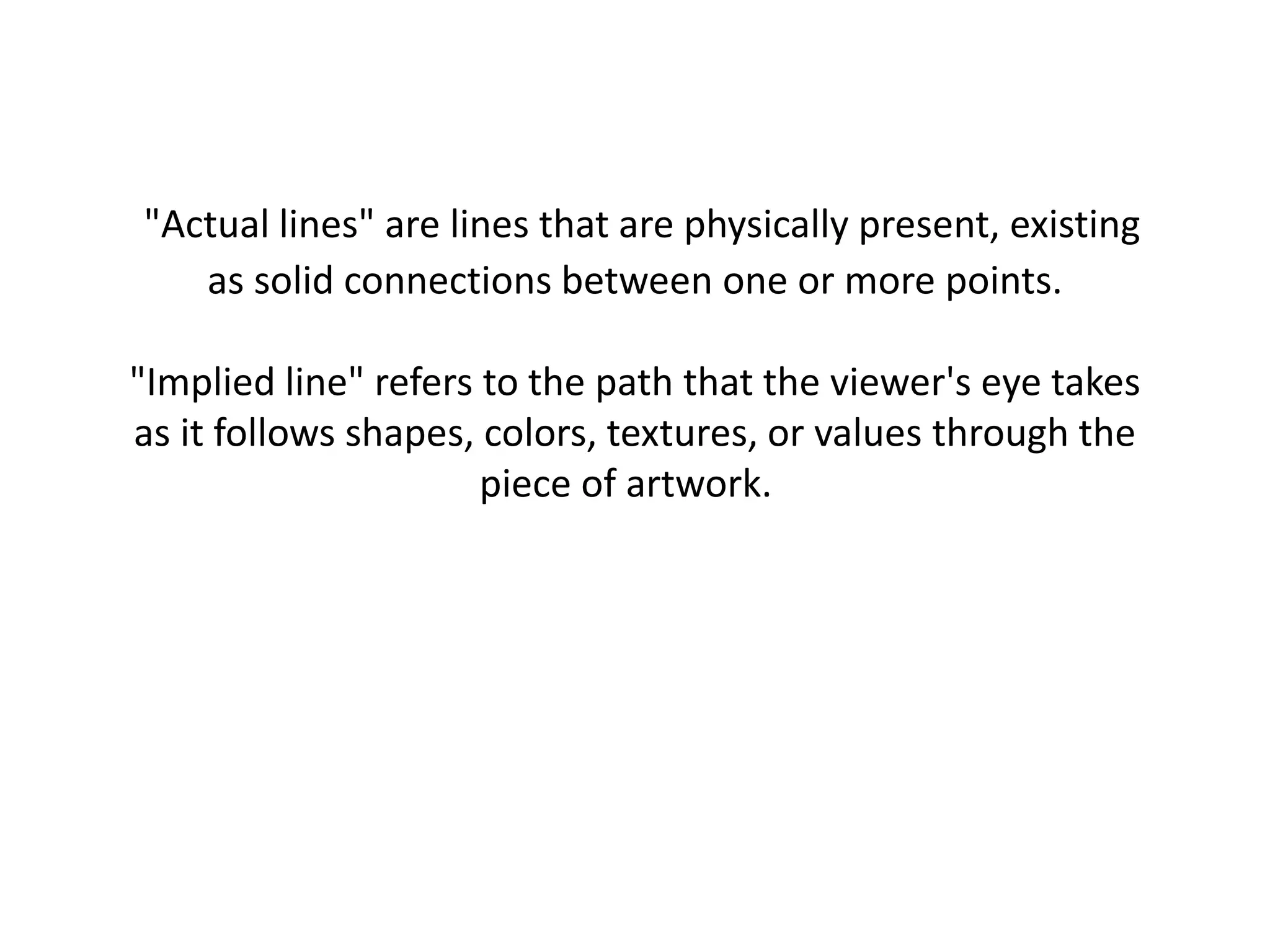 Implied line & shape | PPTX