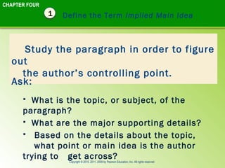 Implied main idea | PPT