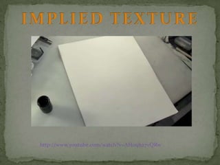 Implied texture powerpoint | PPTX