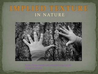Implied texture powerpoint | PPTX
