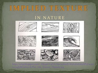 Implied Texture Drawing