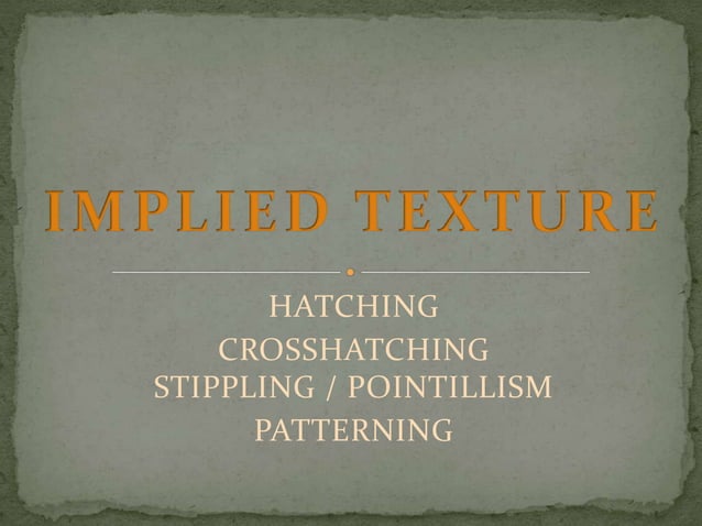Implied texture powerpoint | PPT