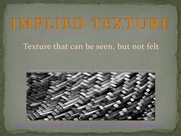 Implied texture powerpoint | PPT