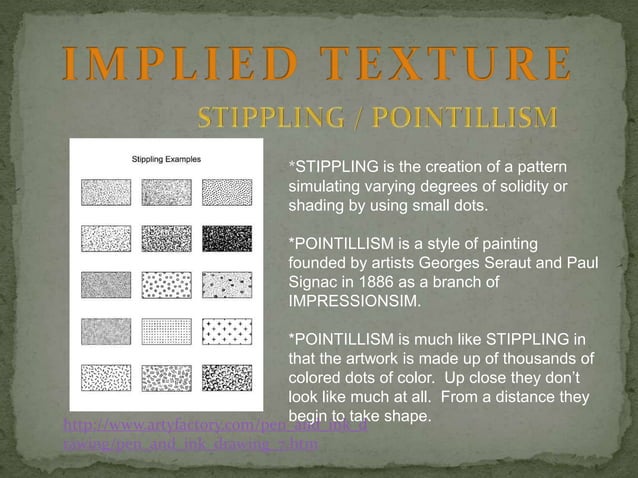 Implied texture powerpoint | PPT