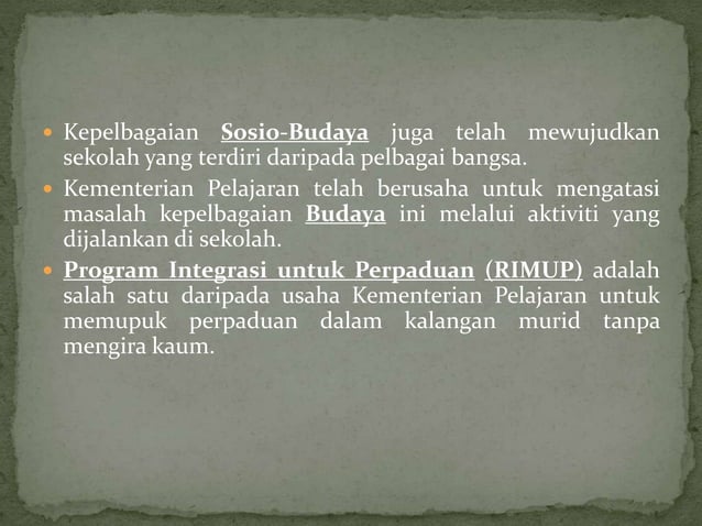Implikasi kepelbagaian-sosio-budaya | PPTX
