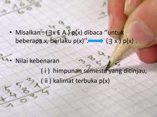 Implikasi,biimplikasi & berkuantor | PPT | Free Download