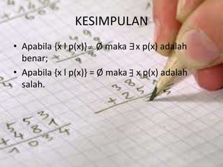 Implikasi,biimplikasi & berkuantor | PPT