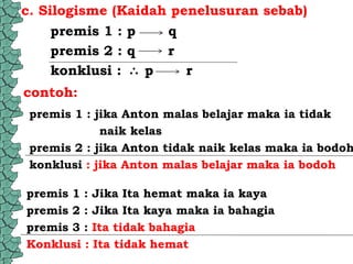 Implikasi dan biimplikasi | PDF