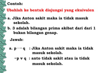 Implikasi dan biimplikasi | PDF