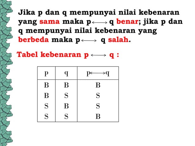 Implikasi dan biimplikasi | PDF