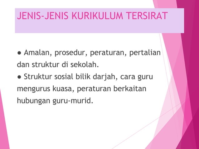 IMPLIKASI KEPELBAGAIAN DAN SOSIO BUDAYA DAN KURIKULUM TERSIRAH | PPT