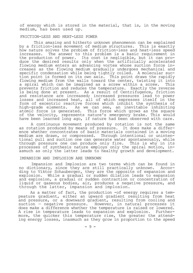 Implosion viktor schauberger and the path of natural energy - by leopold brandstatter | PDF