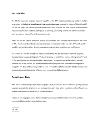 Impl reference manual_for_qualities | PDF