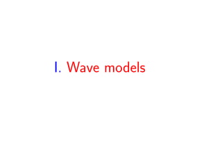 Implicit schemes for wave models | PPT