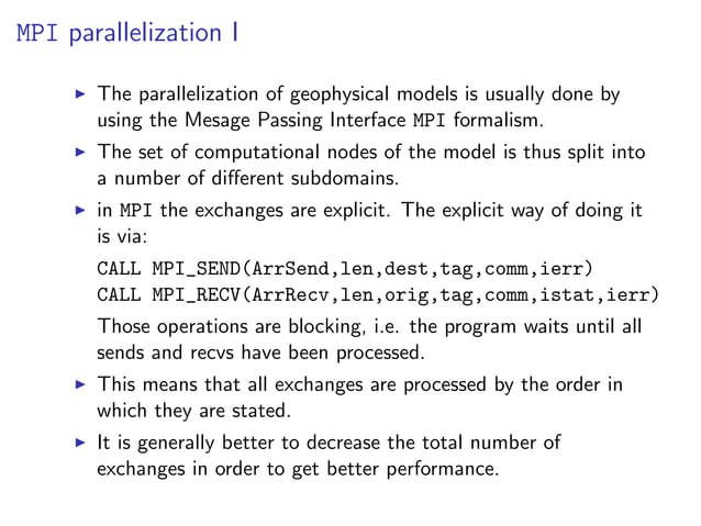 Implicit schemes for wave models | PPT