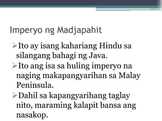Impluwensiya ng imperyo ng madjapahit | PPTX