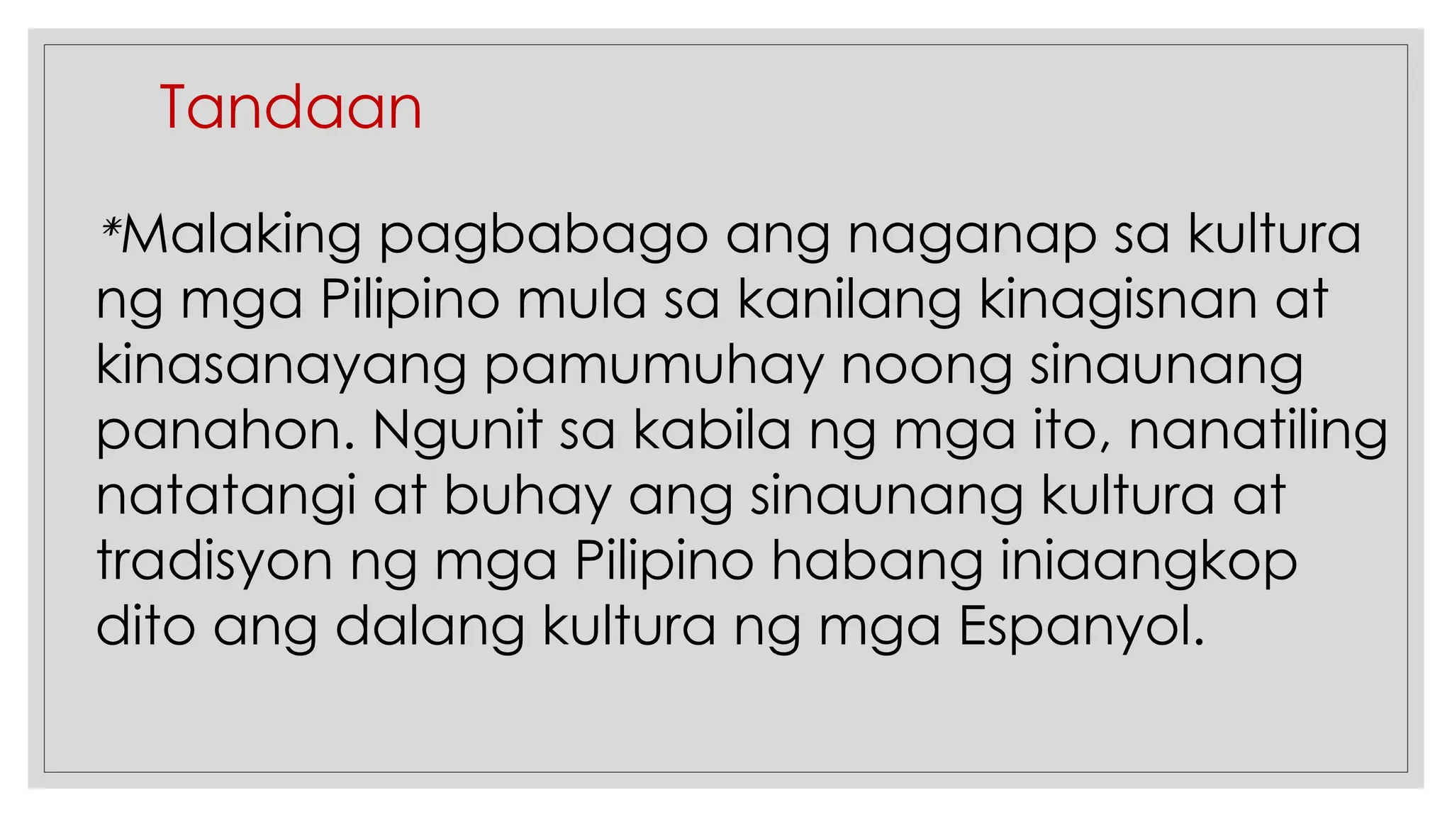 IMPLUWENSYA NG MGA ESPANYOL SA KULTURA NG MGA PILIPINO.pptx