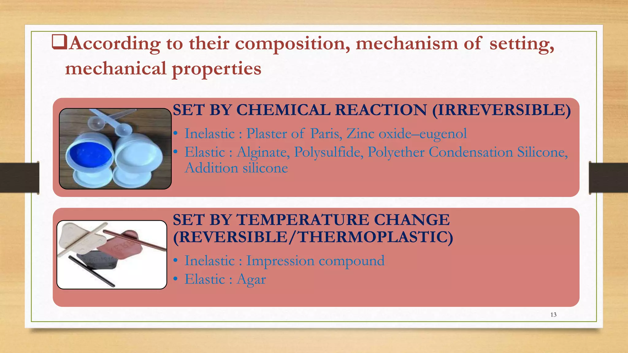 Impression materials | PPTX