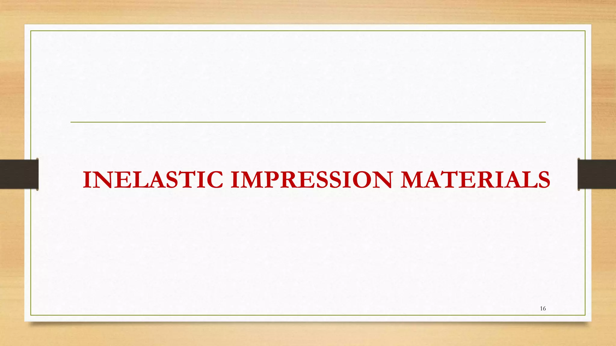 Impression materials | PPTX