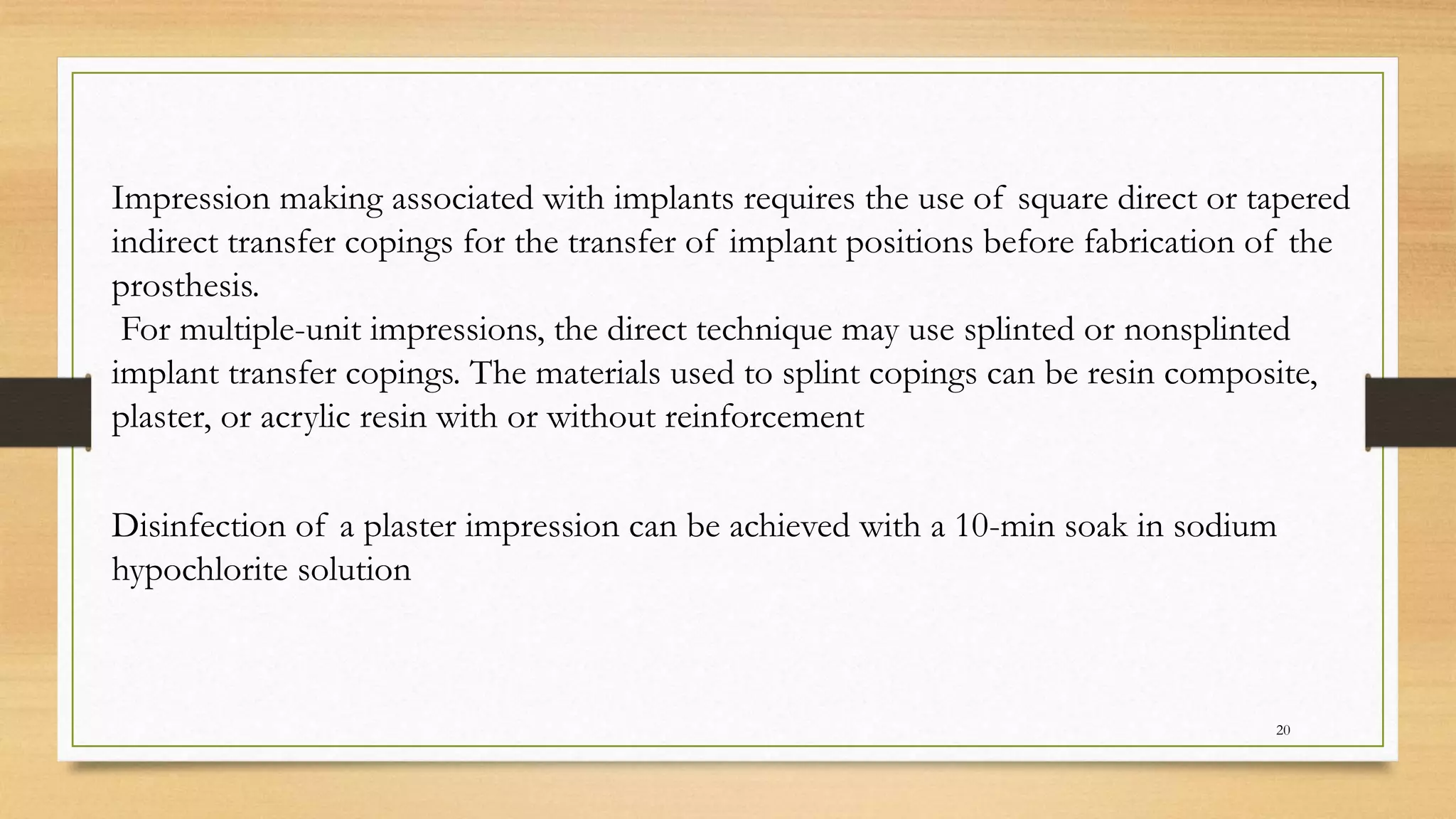 Impression materials | PPTX