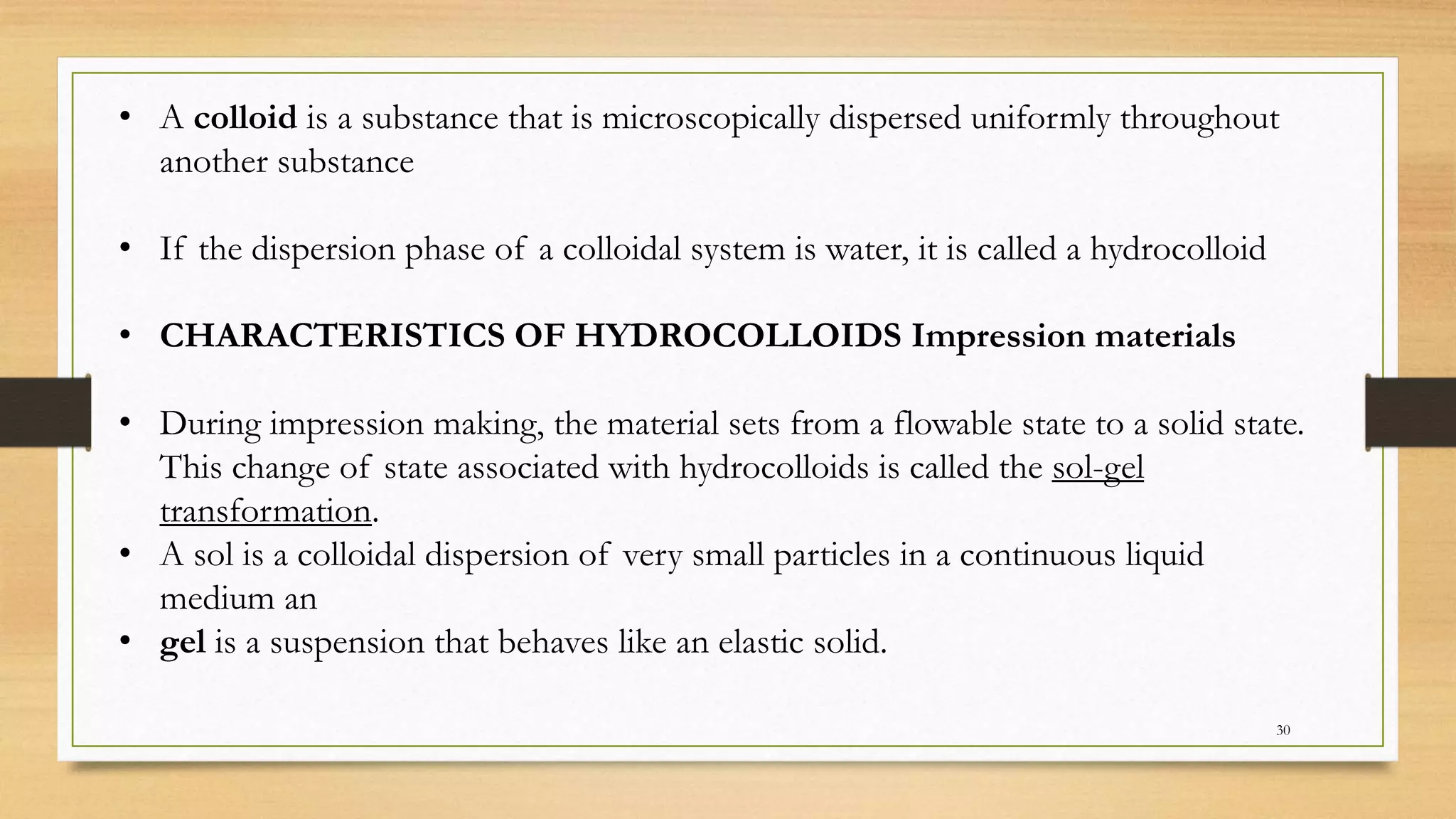 Impression materials | PPTX
