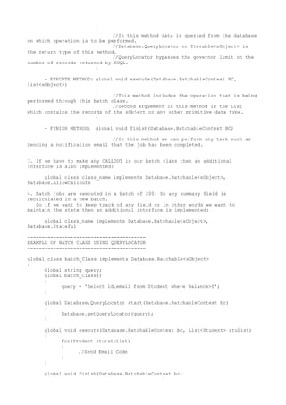 Salesforce, APEX Concepts | PDF